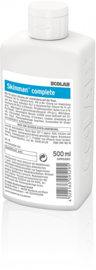 ECOLAB Healthcare – Skinman complete