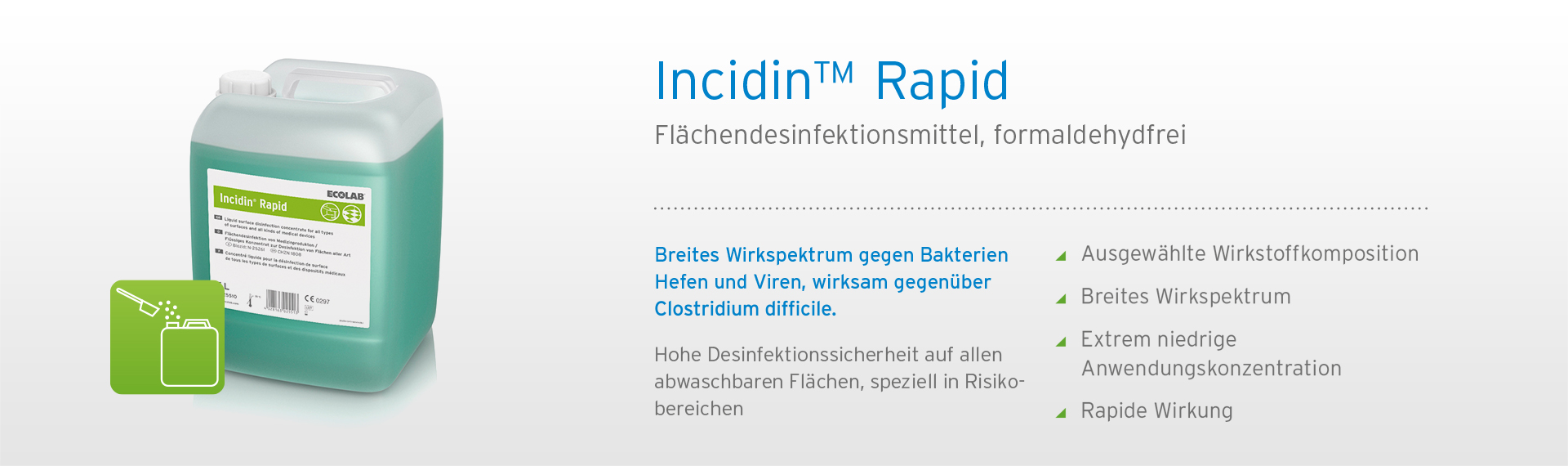 ECOLAB Healthcare – Flächendesinfektion